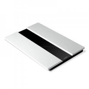 Basalte Miro Base is a wireless Qi charger brushed white - SwitchZmart